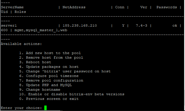 Installing the BitrixVM environment and getting started
