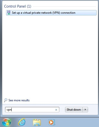 Configuring a PPTP VPN Connection for Windows